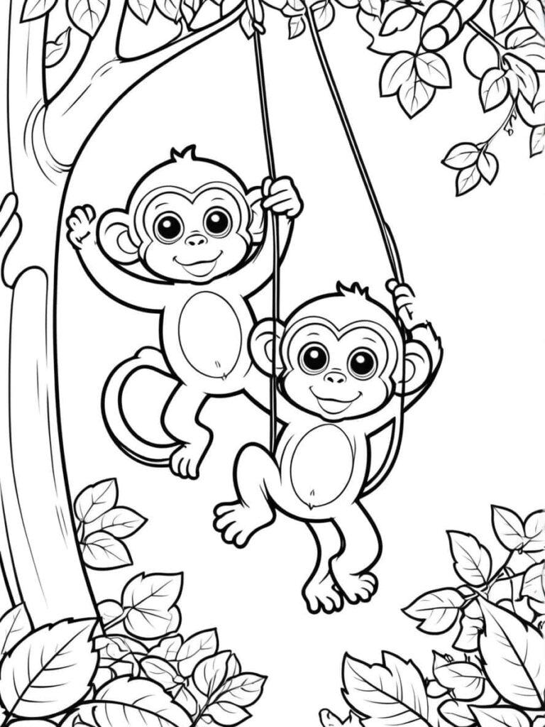 27+ Kleurplaat Jungle (Gratis PDF Printbaar) - Kleurplaat.org