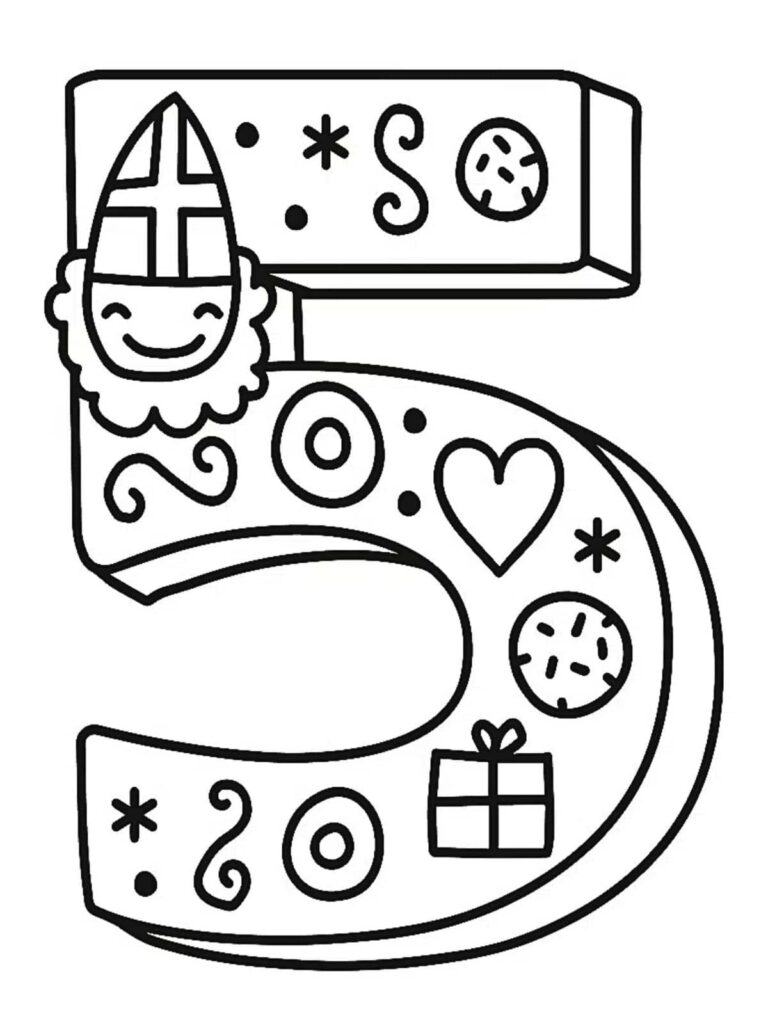 Kleurplaat Sint Sinterklaas Kleurplaten Welkom Printen Pieten ...