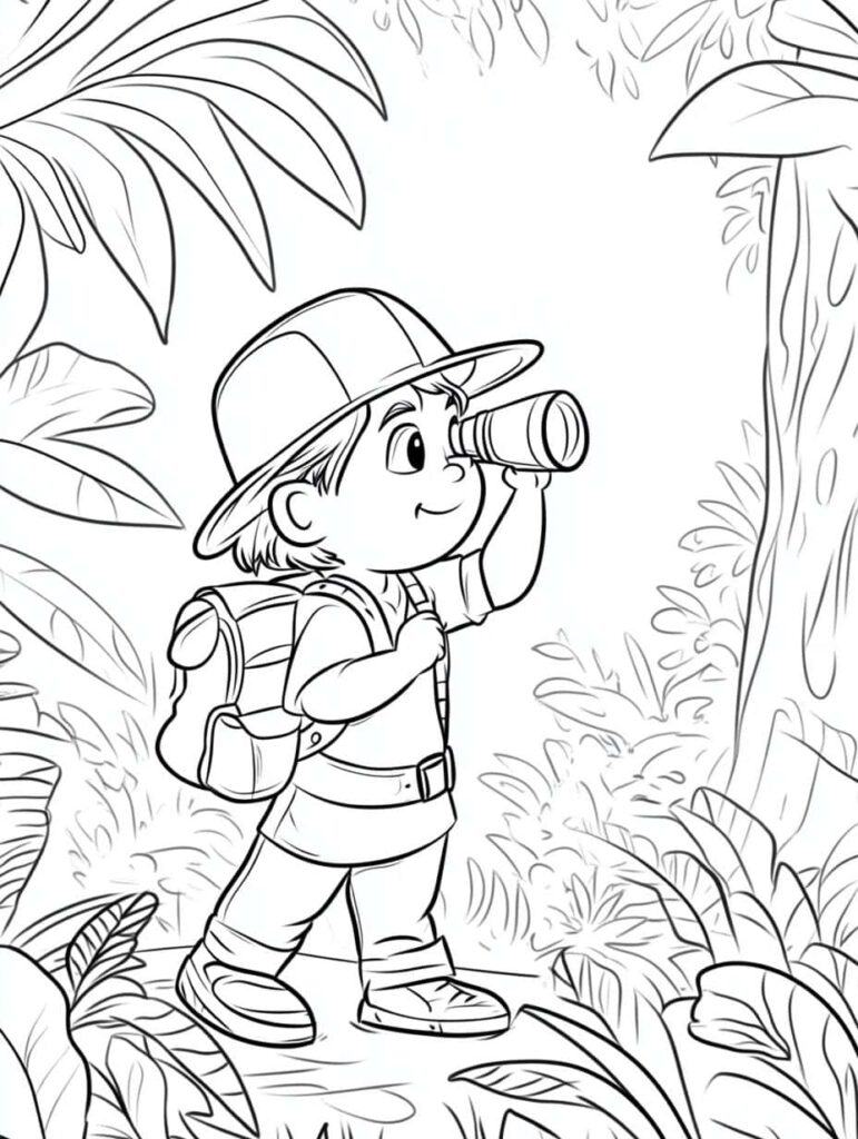 More than 100 landscapes coloring pages for children - Kleurplaat.org