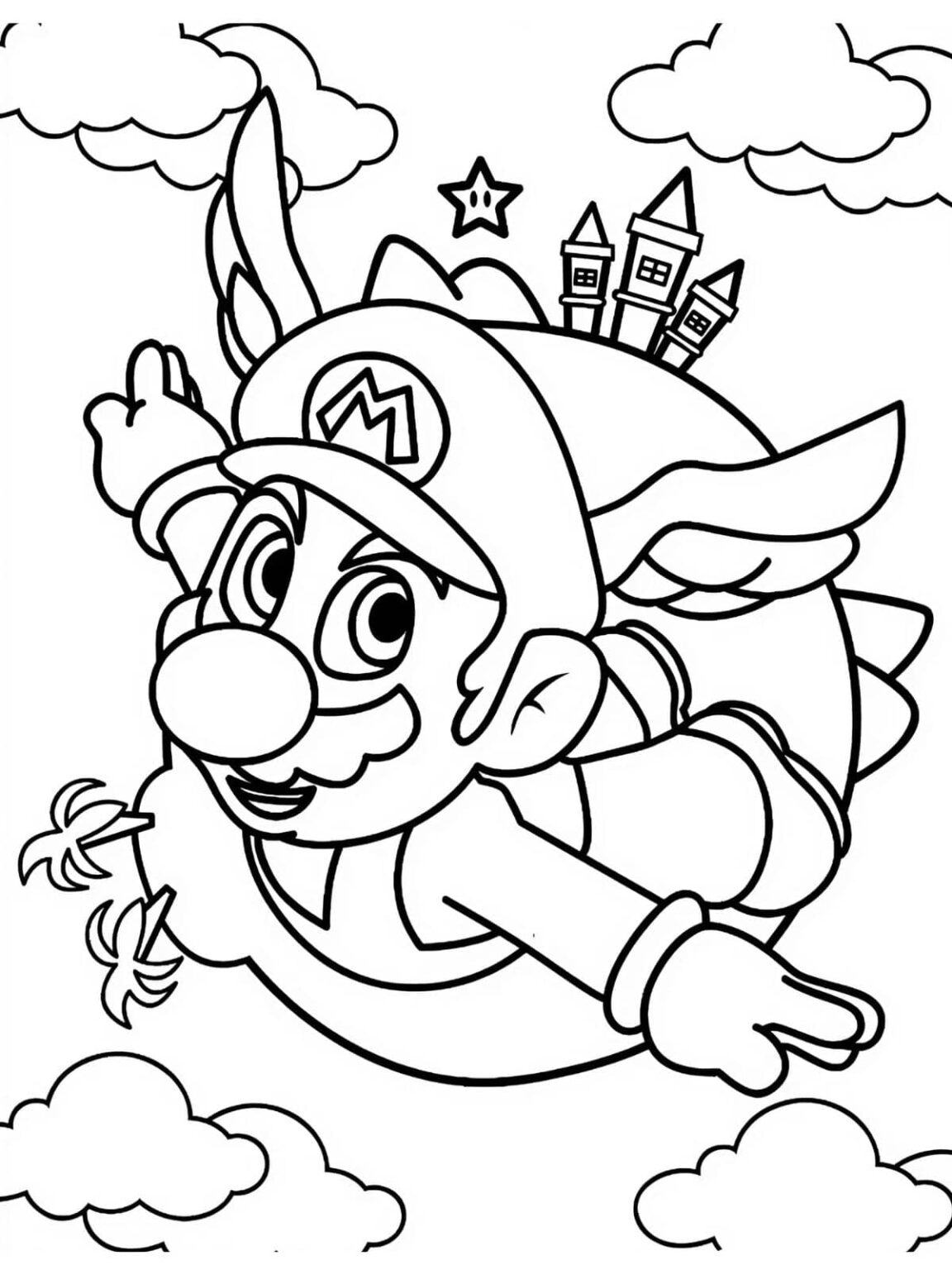 35+ Mario Kleurplaat (Gratis PDF Printbaar) - Kleurplaat.org