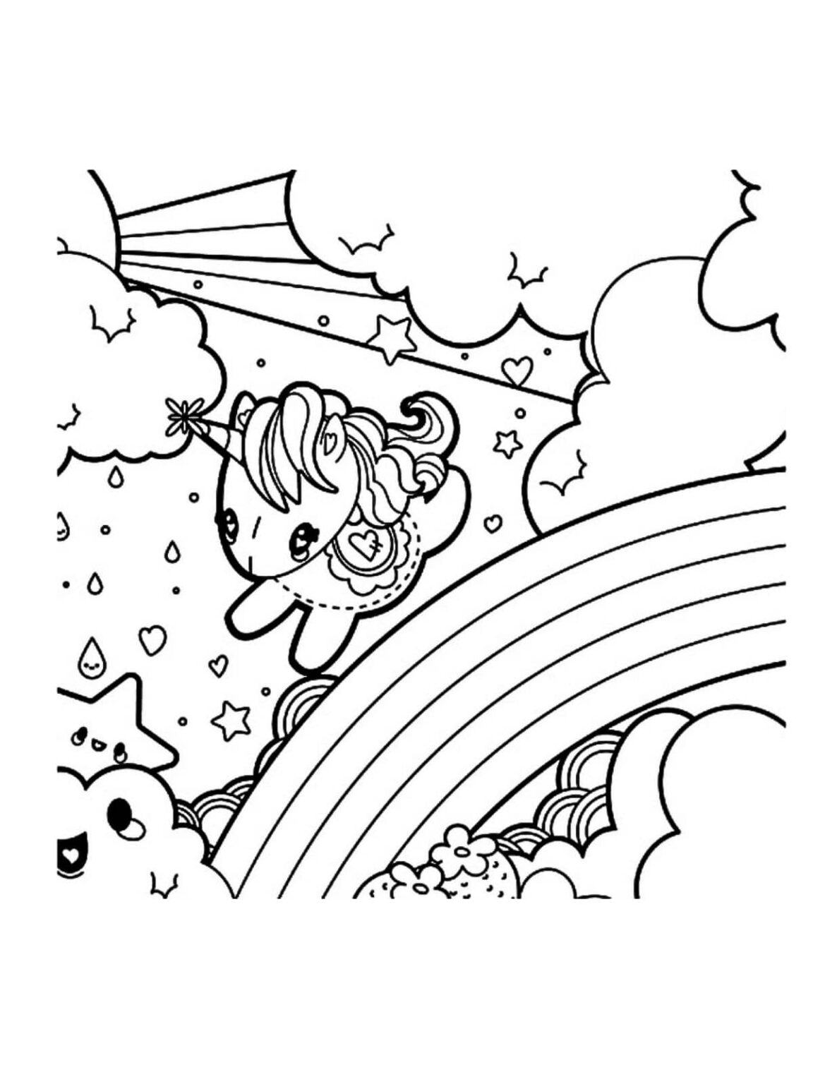 40+ Unicorn Kleurplaat (Gratis PDF Printen) - Kleurplaat.org