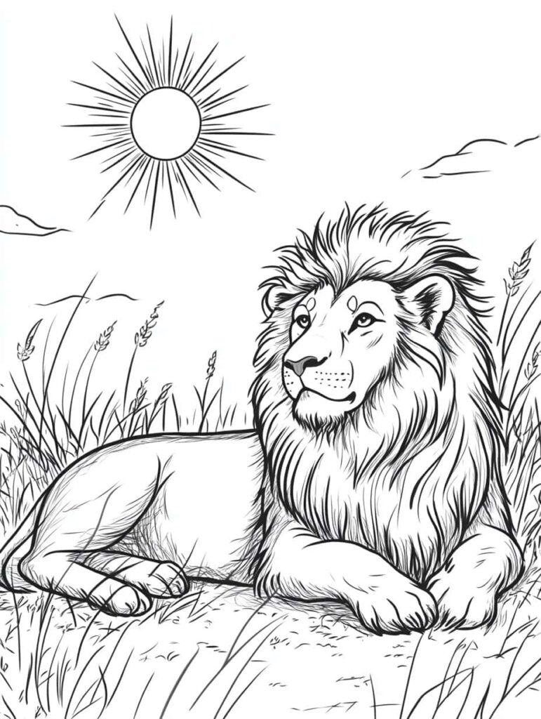 30+ Gratis Kleurplaat Leeuw Voor Kinderen – Kleurplaat.org