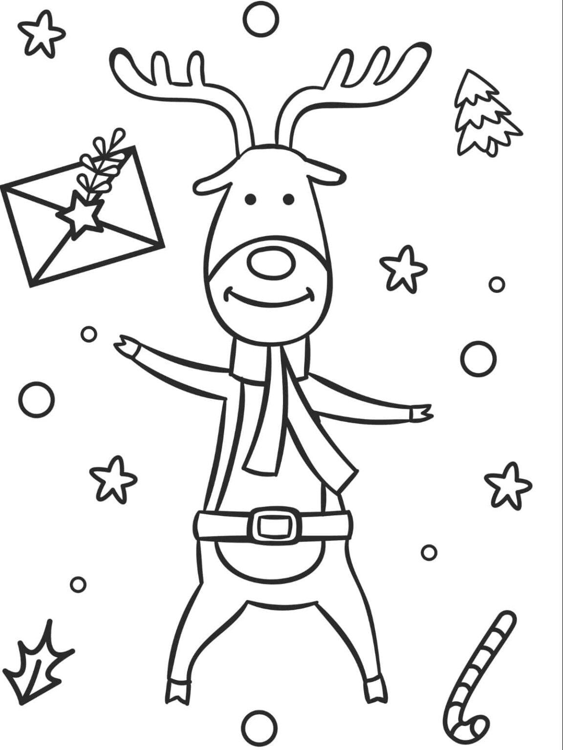 40+ gratis kleurplaat kerst pagina's voor kinderen - Kleurplaat.org