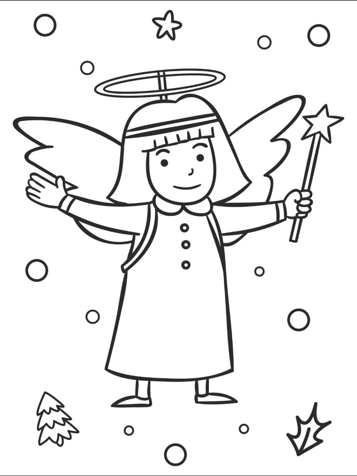 40+ gratis kleurplaat kerst pagina's voor kinderen - Kleurplaat.org