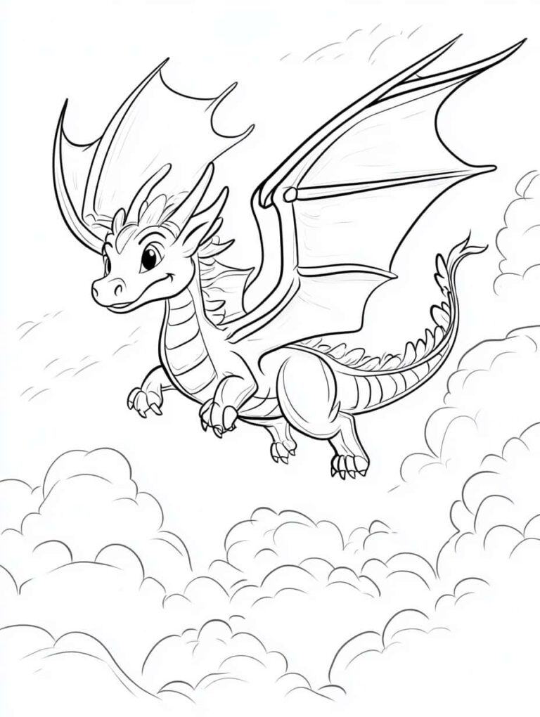 De Magie Van 30+ Kleurplaat Draak - Kleurplaat.org