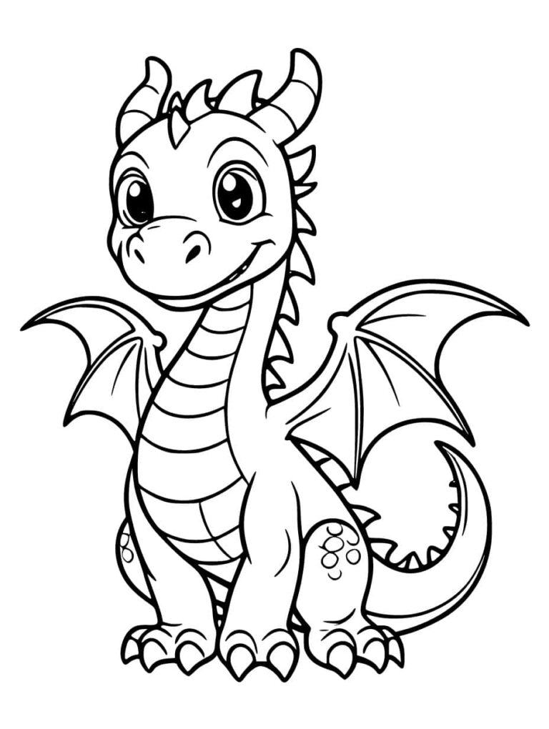 De Magie Van 30+ Kleurplaat Draak - Kleurplaat.org