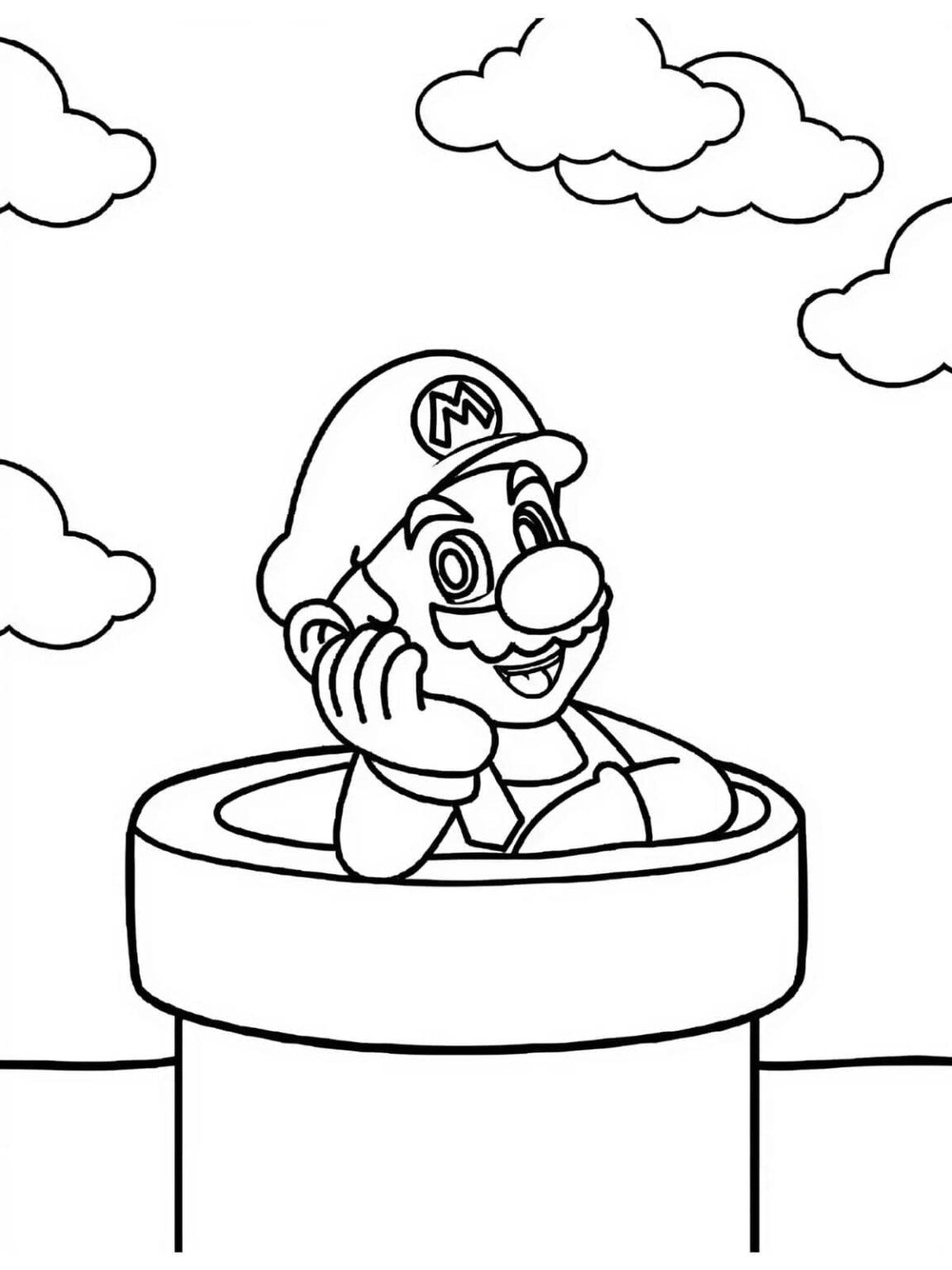 35+ Mario Kleurplaat (Gratis PDF Printbaar) - Kleurplaat.org