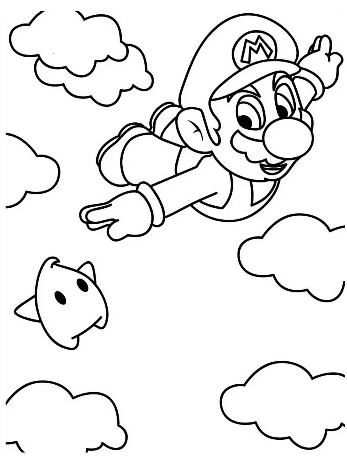 35+ Mario Kleurplaat (Gratis PDF Printbaar) - Kleurplaat.org