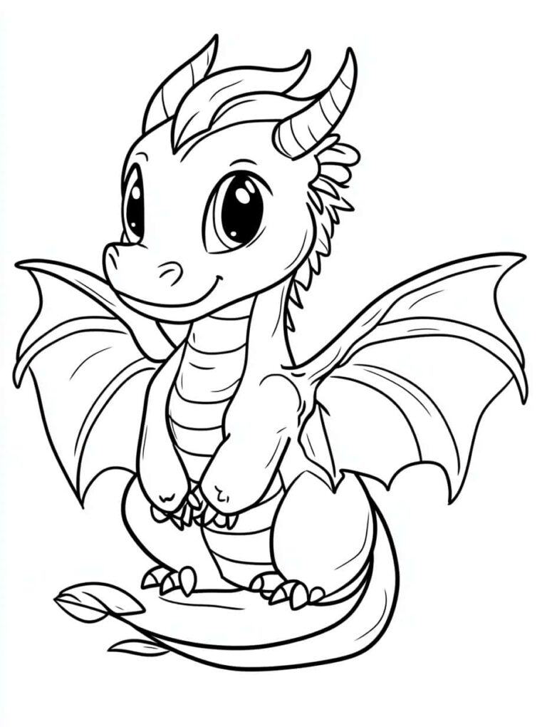 De Magie Van 30+ Kleurplaat Draak - Kleurplaat.org