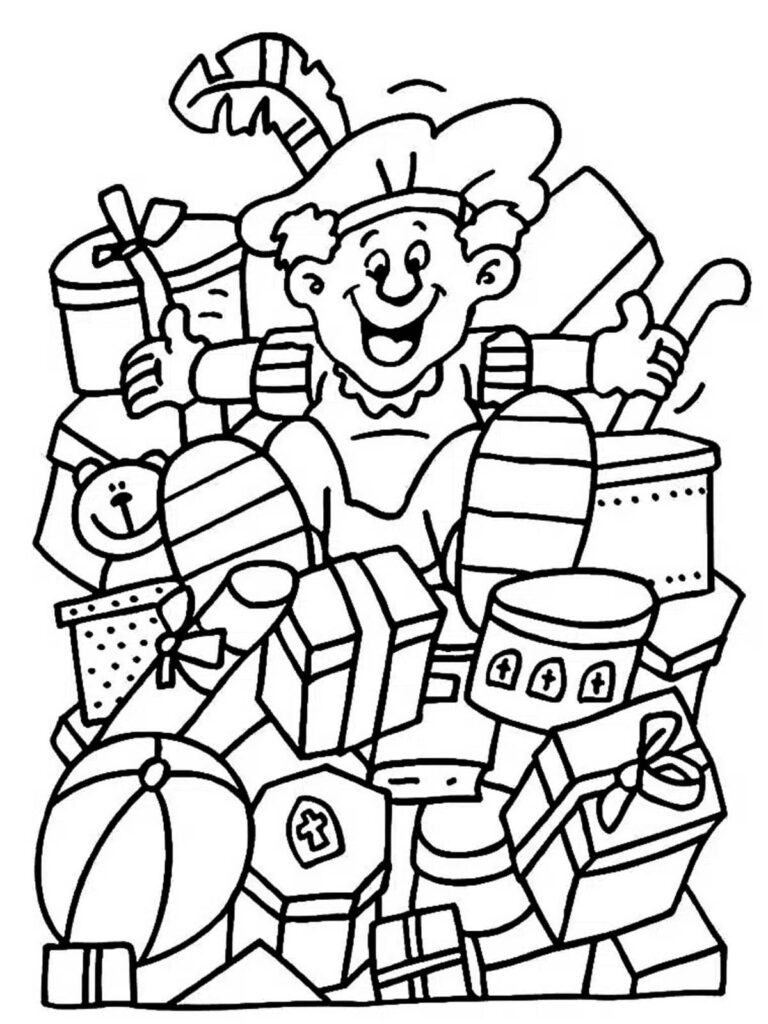 35+ Sinterklaas kleurplaat voor een kleurig feest - Kleurplaat.org