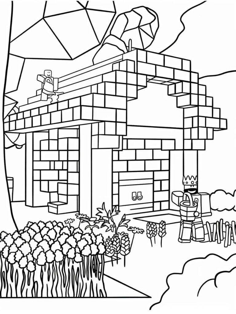 Roblox Kleurplaat (Gratis PDF Printen) - Kleurplaat.org