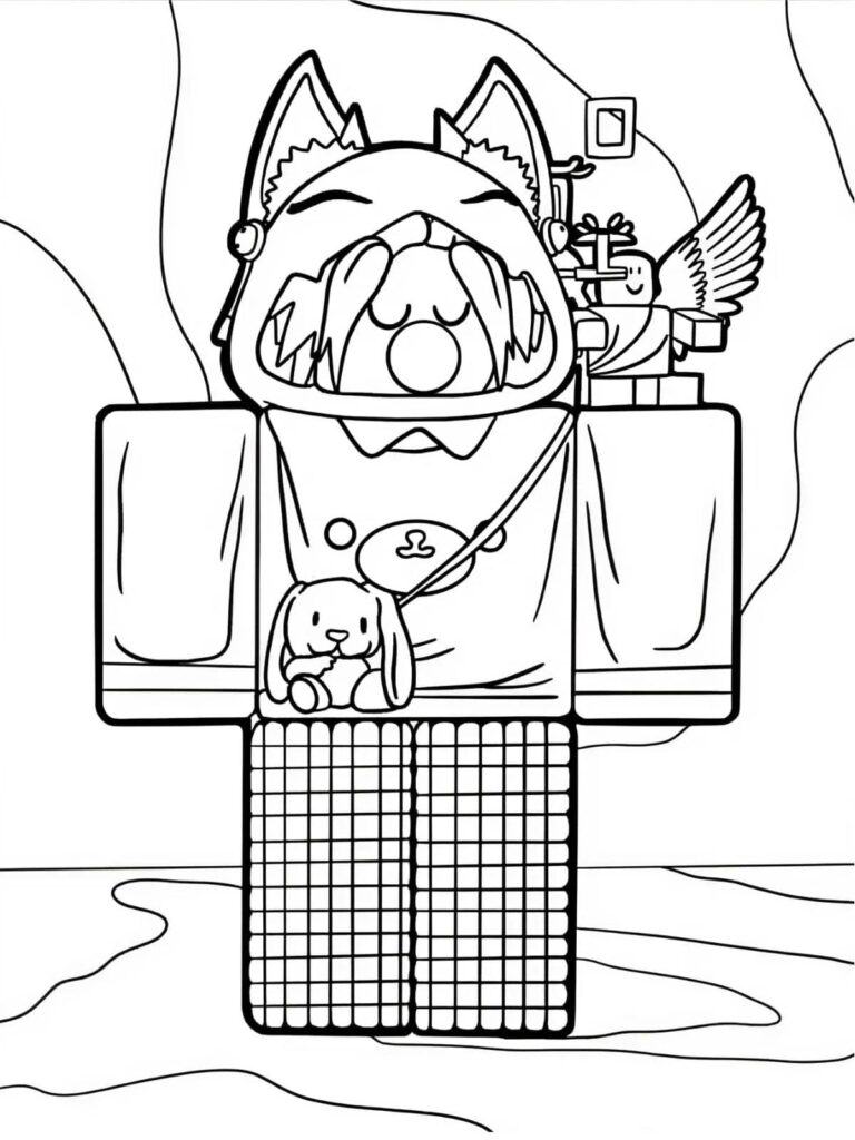 Roblox ぬりえページ（無料PDF印刷） - Coloringpage.org