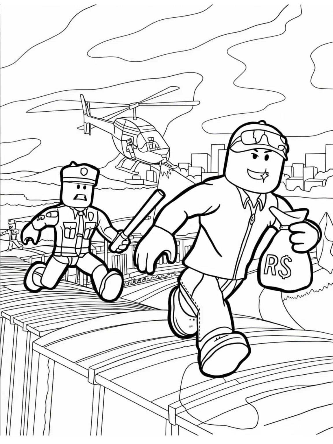 Roblox Kleurplaat (Gratis PDF Printen) - Kleurplaat.org