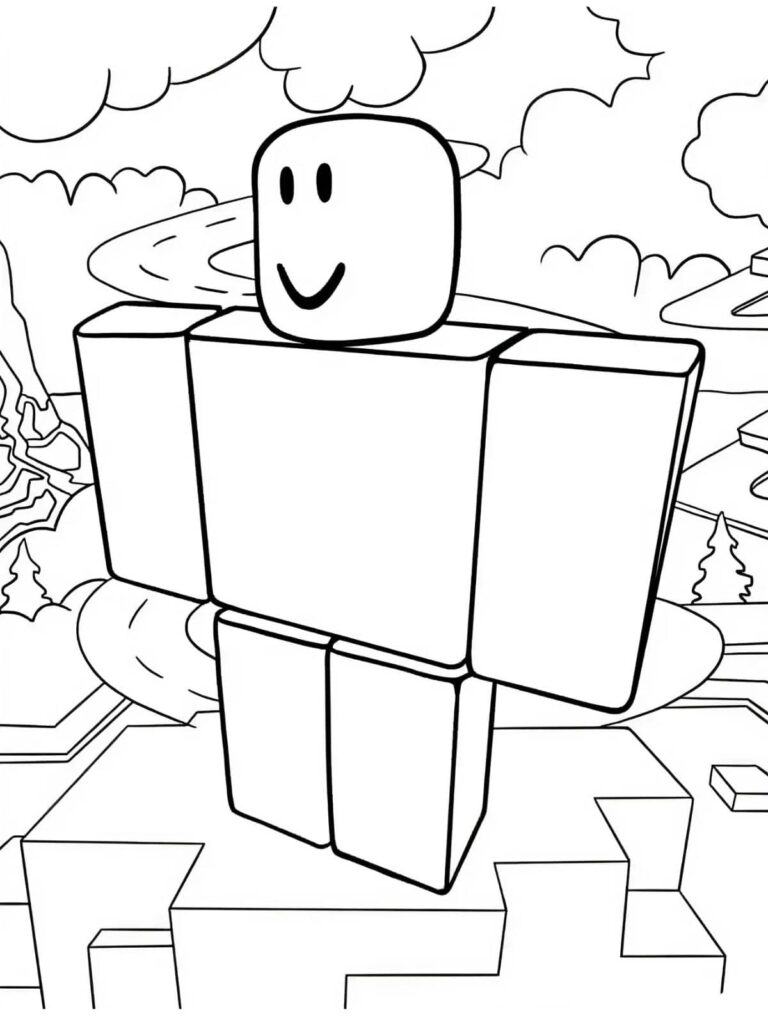 Roblox Kleurplaat (Gratis PDF Printen) - Kleurplaat.org