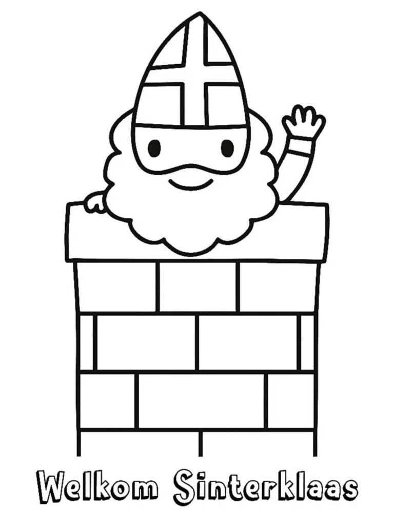 35+ Sinterklaas kleurplaat voor een kleurig feest - Kleurplaat.org