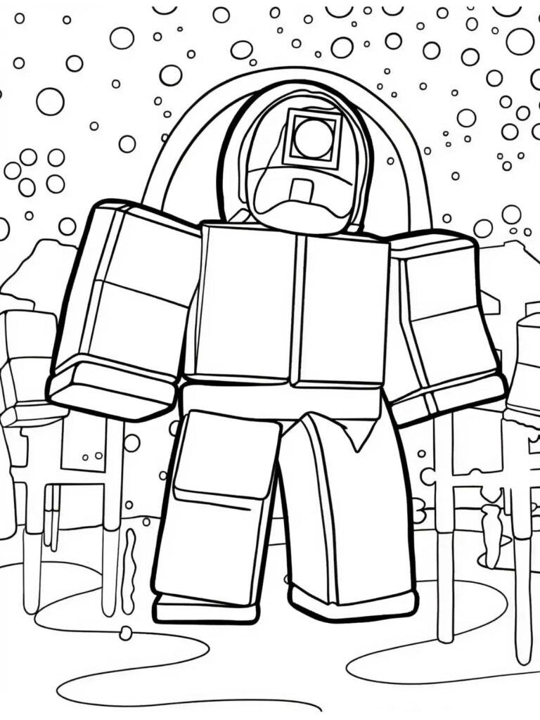 Roblox Kleurplaat (Gratis PDF Printen) - Kleurplaat.org