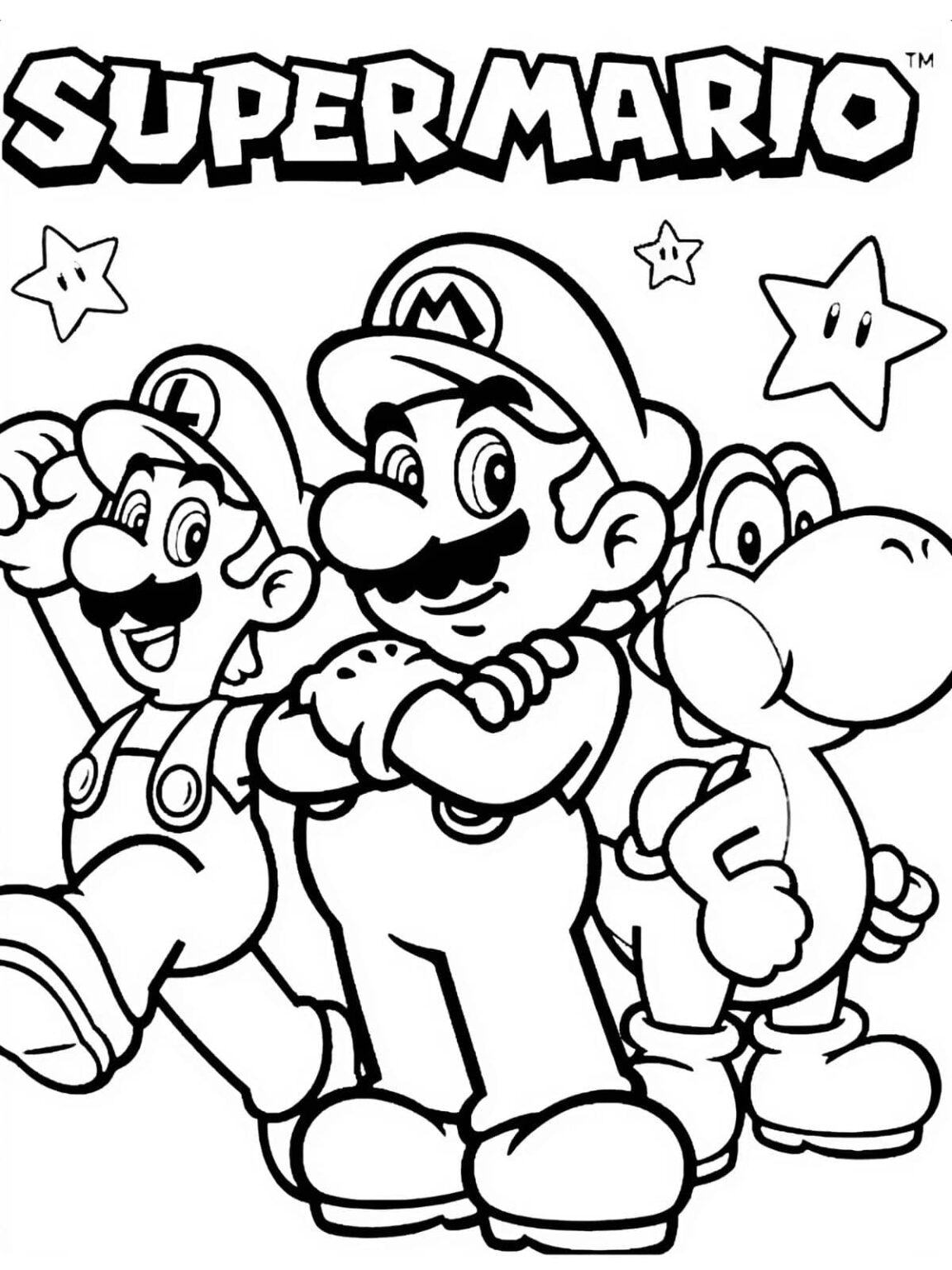 35+ Mario Kleurplaat (Gratis PDF Printbaar) - Kleurplaat.org