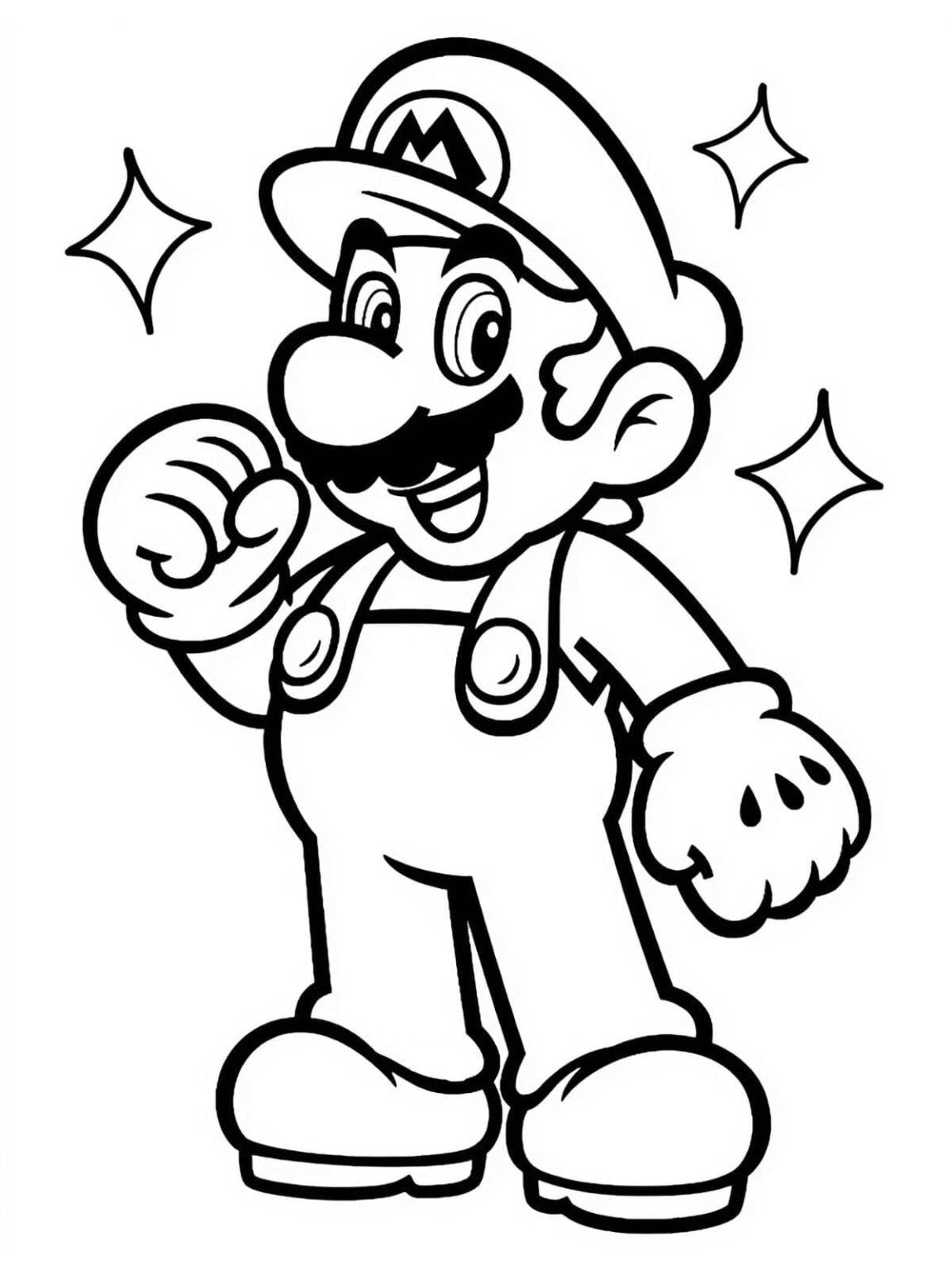 35+ Mario Kleurplaat (Gratis PDF Printbaar) - Kleurplaat.org