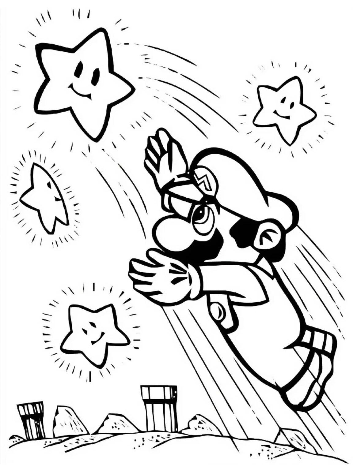 35+ Mario Kleurplaat (Gratis PDF Printbaar) - Kleurplaat.org