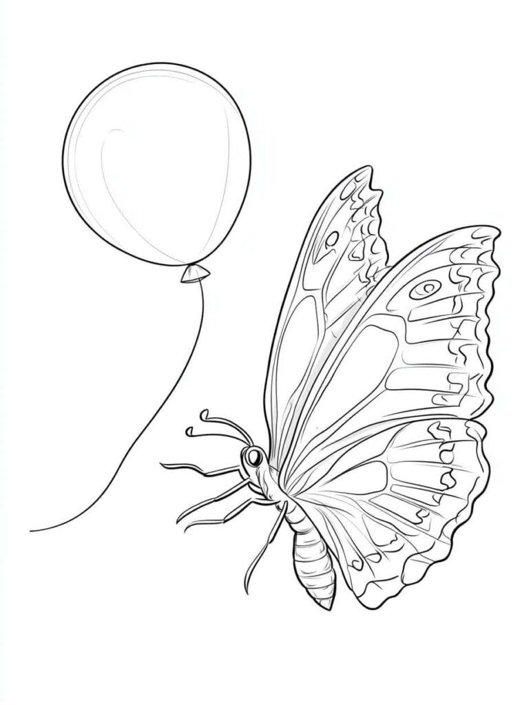 30+ Gratis Kleurplaat Vlinder Voor Kinderen - Kleurplaat.org