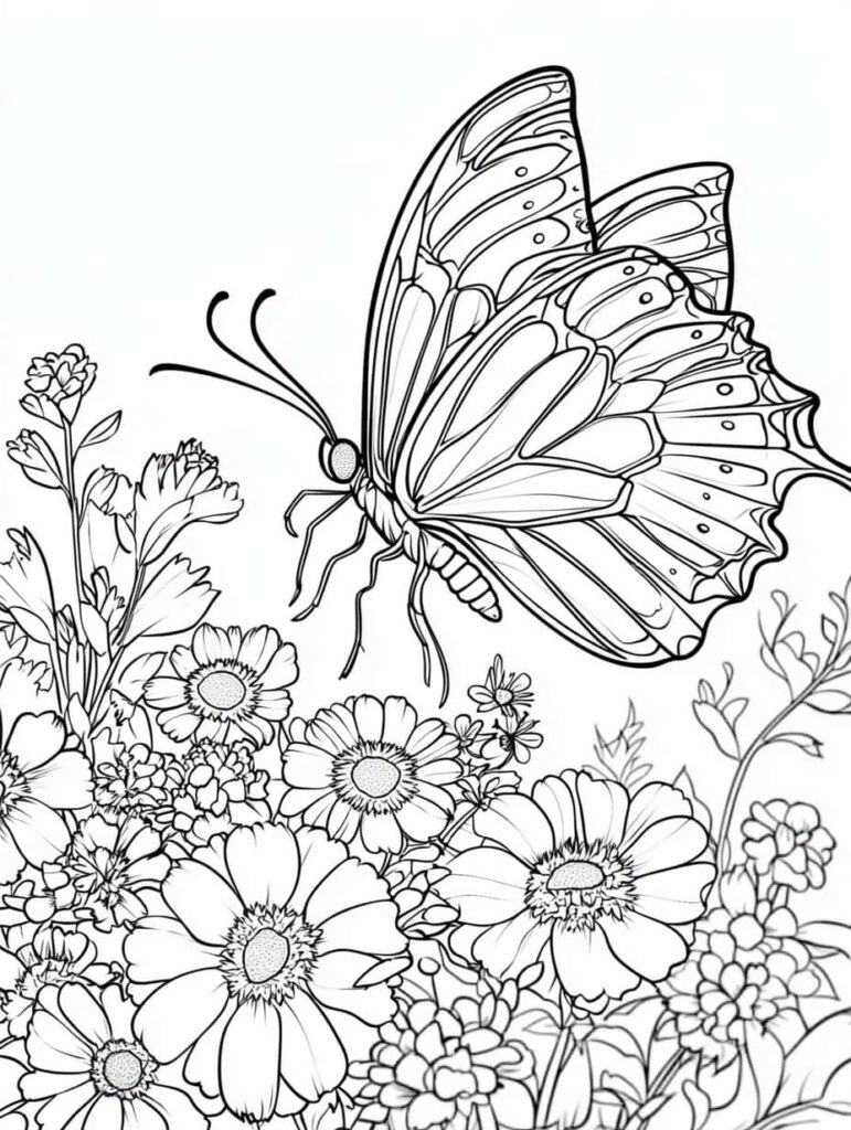 30+ Gratis Kleurplaat Vlinder Voor Kinderen - Kleurplaat.org