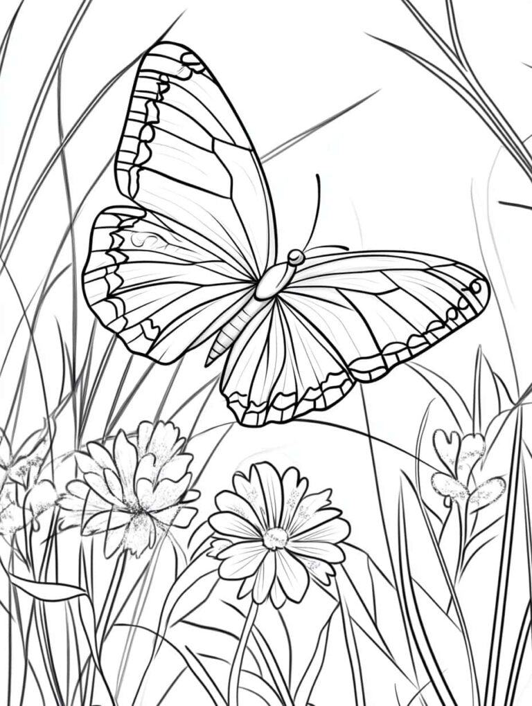 30+ Gratis Kleurplaat Vlinder Voor Kinderen - Kleurplaat.org
