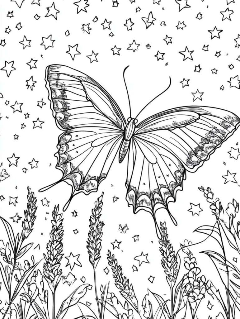 30+ Gratis Kleurplaat Vlinder Voor Kinderen - Kleurplaat.org