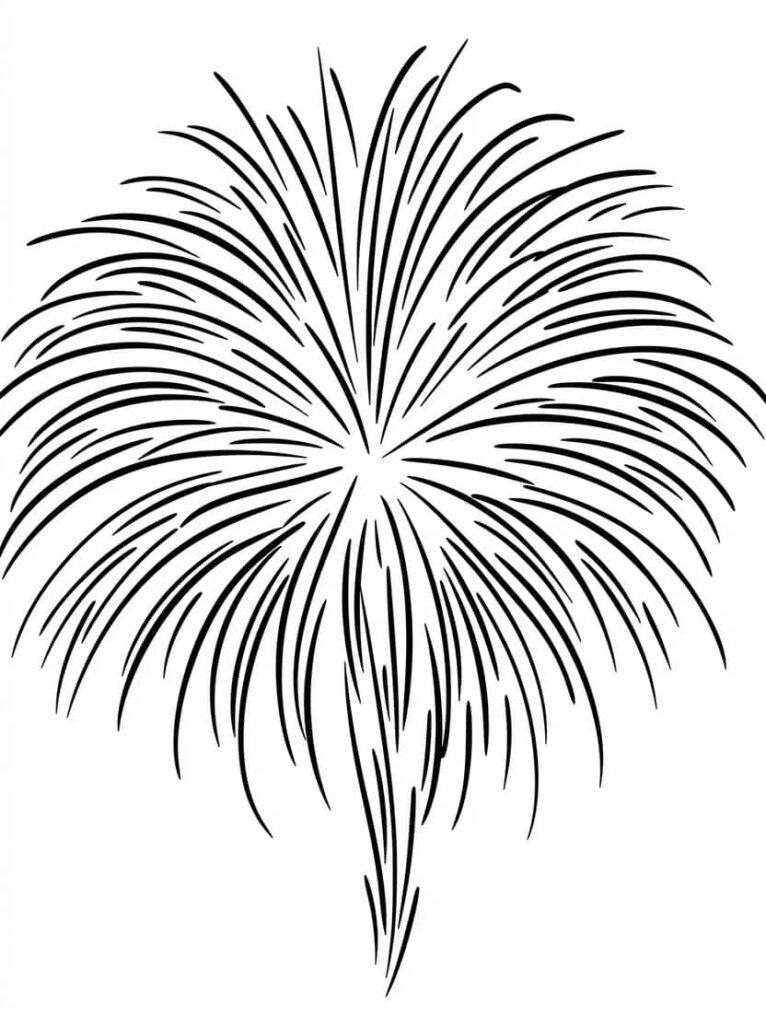 Kleurplaat Vuurwerk (Gratis PDF Printen) - Kleurplaat.org