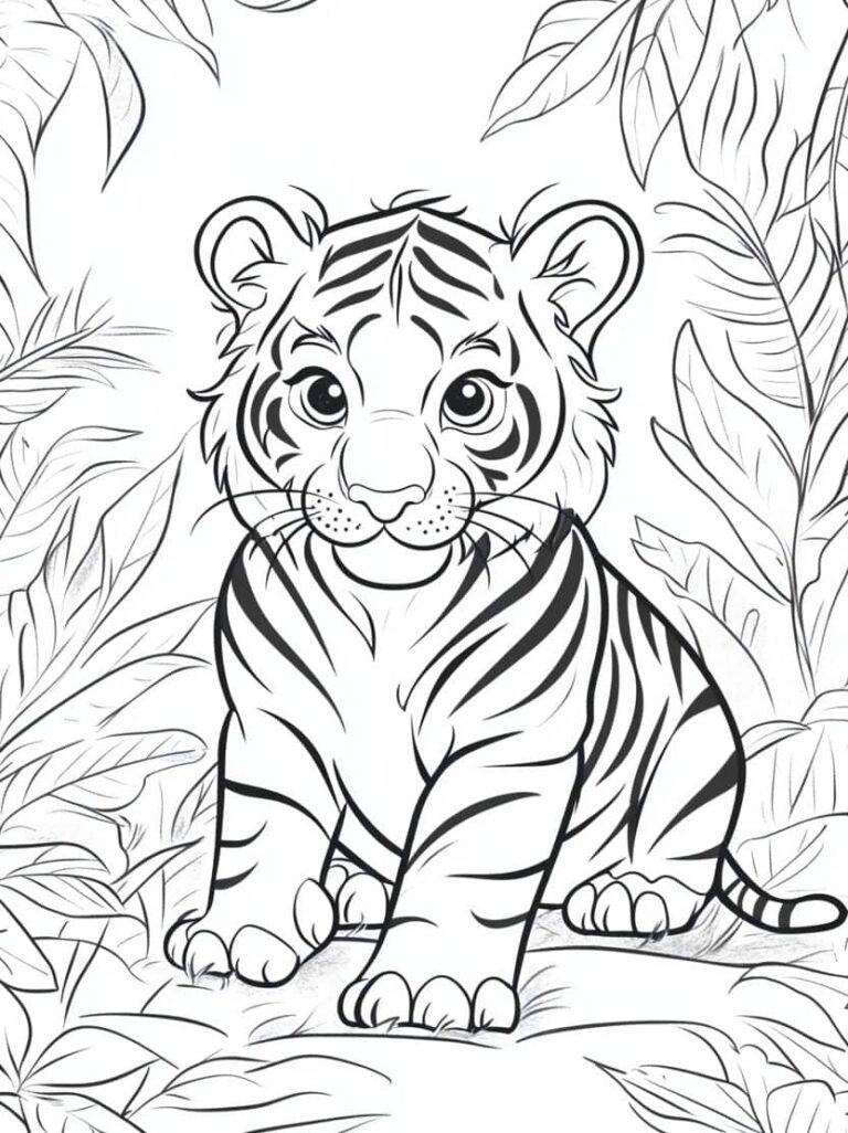 Creative 20+ tijger kleurplaat voor jongeren - Kleurplaat.org