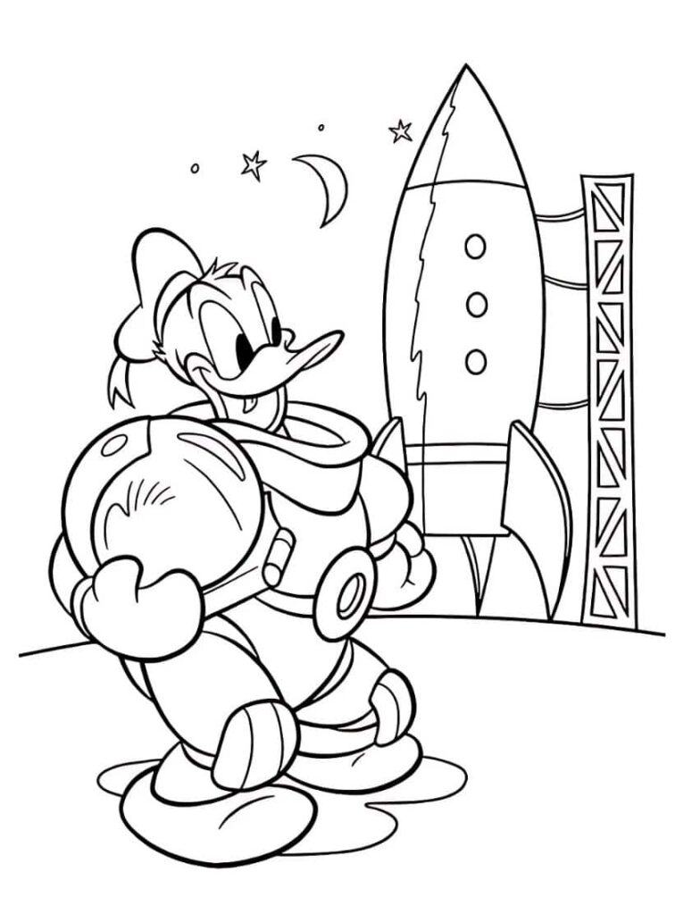 Grappige Donald duck kleurplaat voor creatieve kinderen - Kleurplaat.org Grappige Donald duck kleurplaat voor creatieve kinderen - Kleurplaat.org
