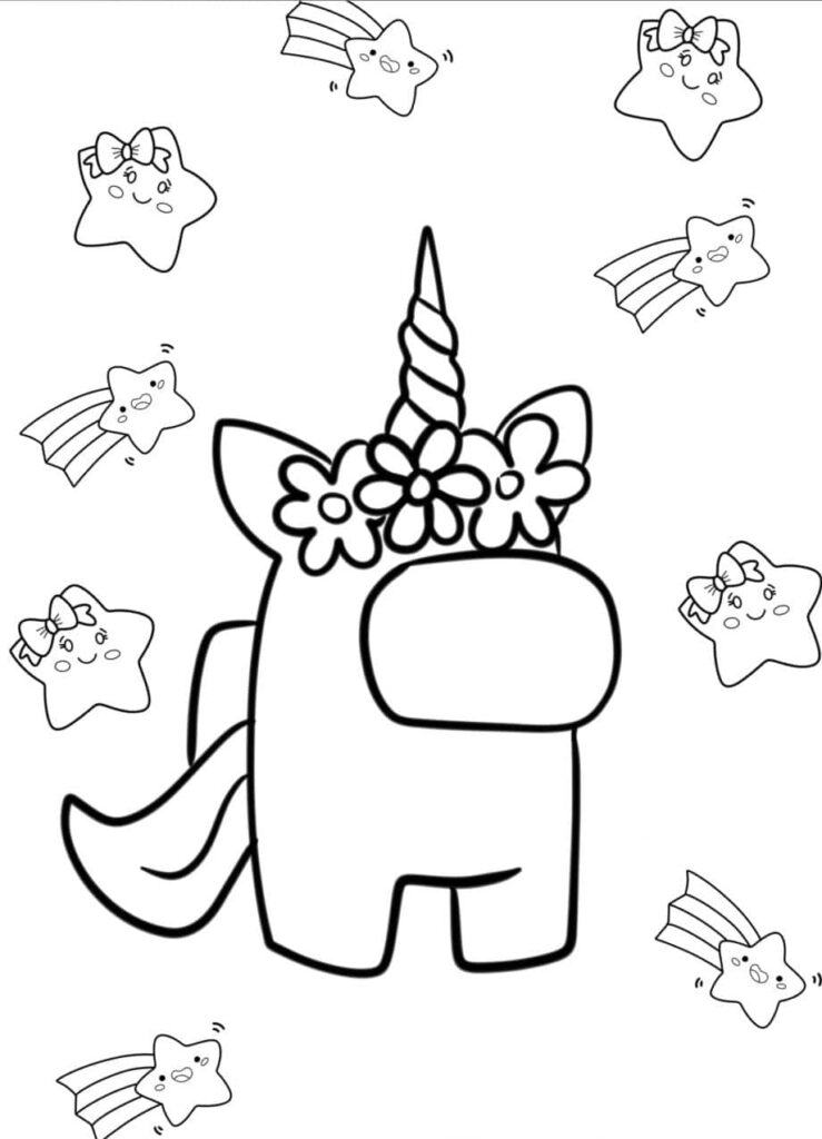 Among Us Coloring Page (Free PDF Print) - Coloringpage.org