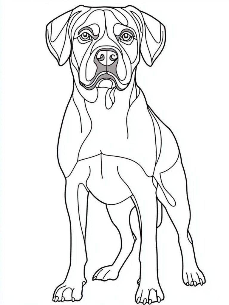 20+ Vrolijke Kleurplaat Hond (Gratis PDF Printbaar) - Kleurplaat.org