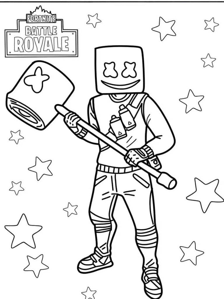 Más de 20 páginas para colorear de Fortnite que le brindan diversión ...