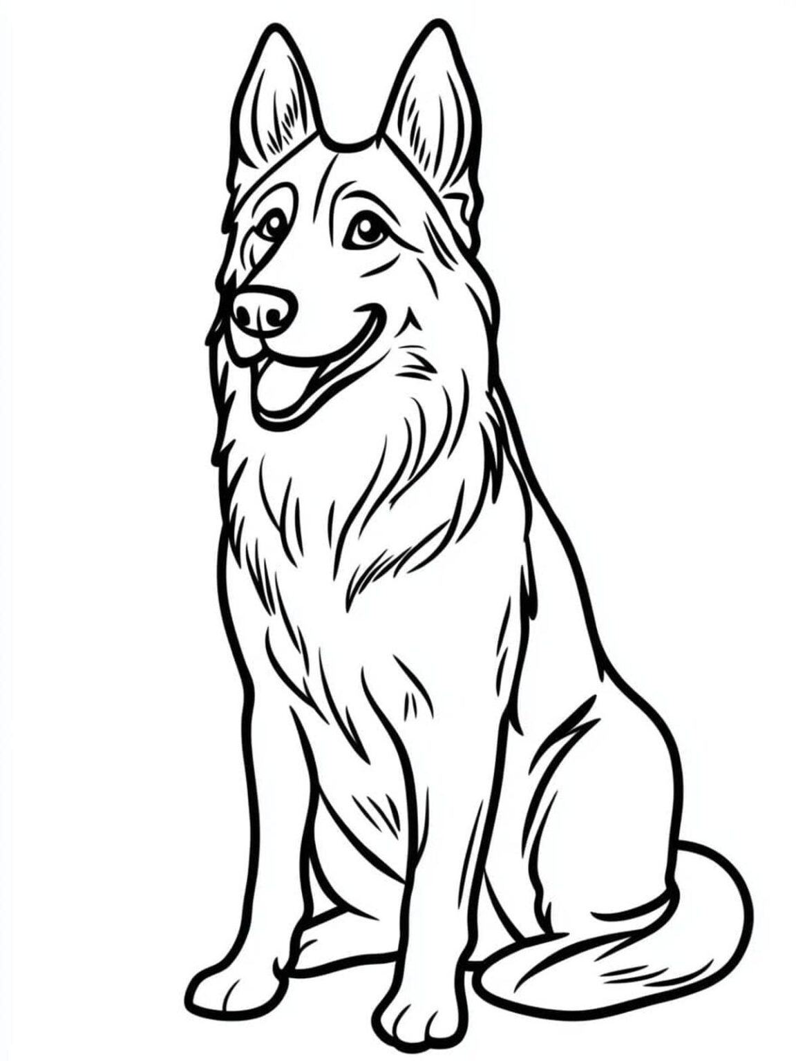 20+ Vrolijke Kleurplaat Hond (Gratis PDF Printbaar) - Kleurplaat.org