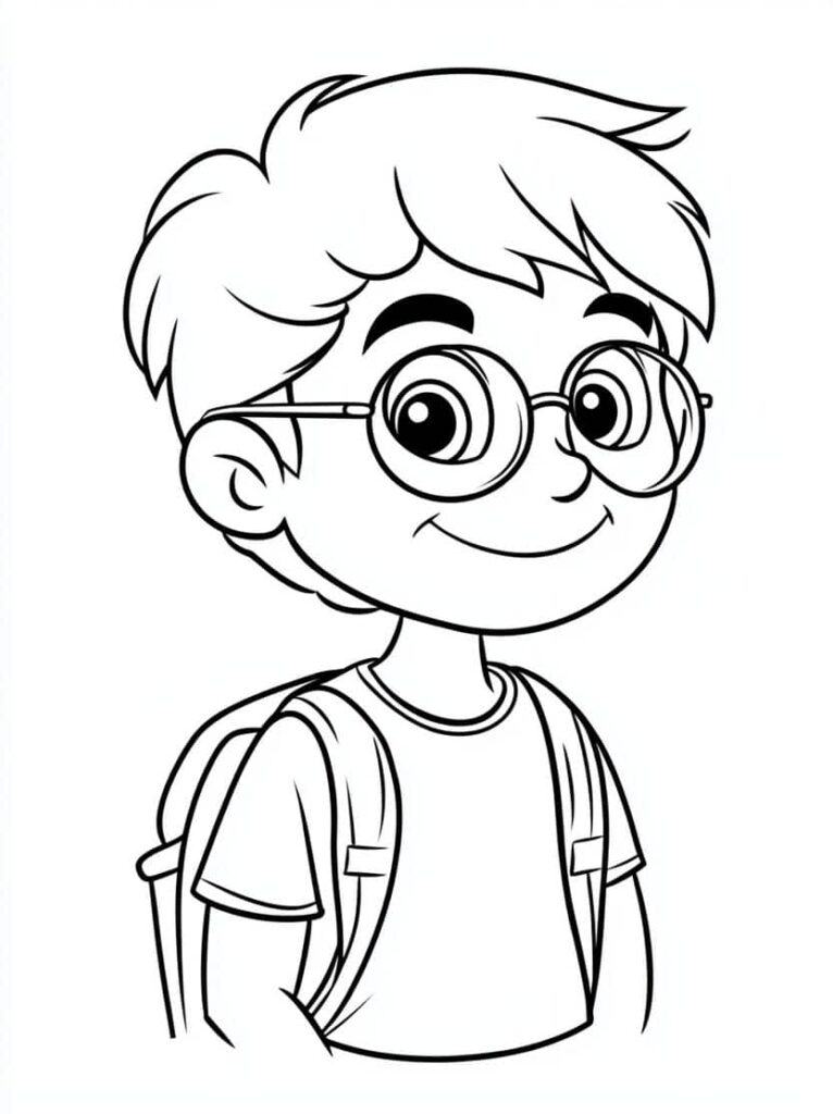 Vier de kindertijd: leuke kleurplaat kinderen - Kleurplaat.org