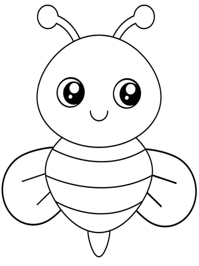 18+ Bij Kleurplaat (Gratis PDF Printen) - Kleurplaat.org