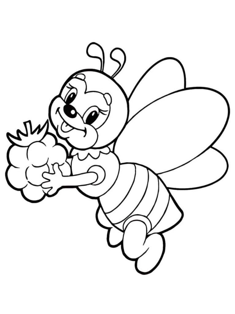 18+ Bij Kleurplaat (Gratis PDF Printen) - Kleurplaat.org