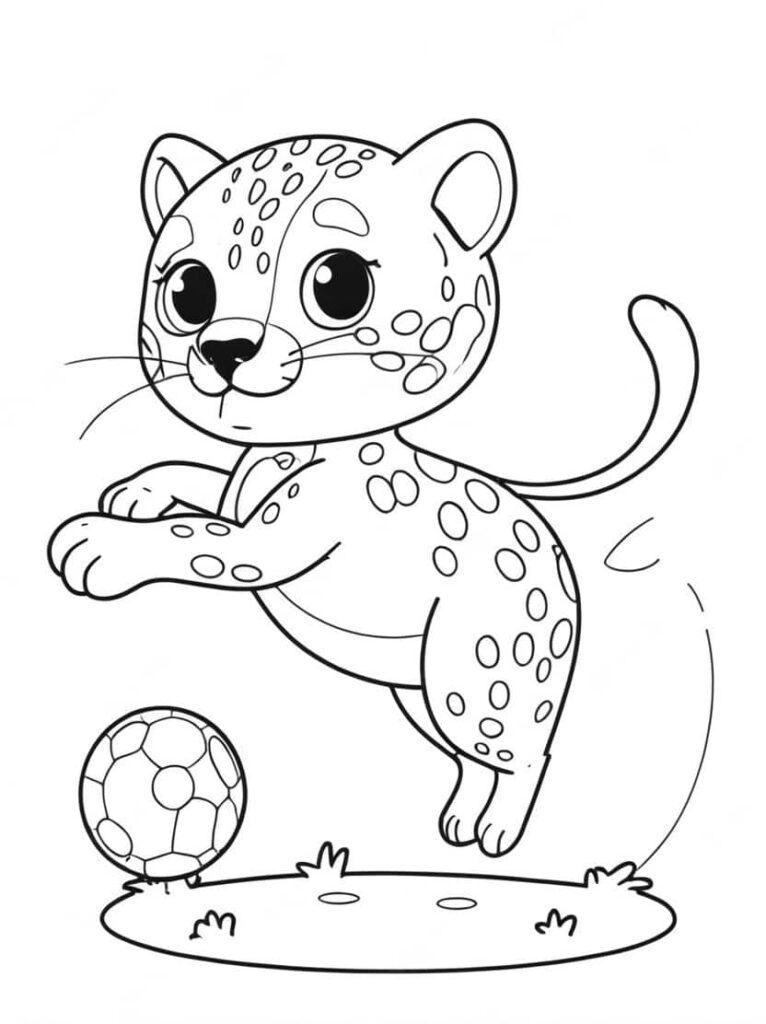 25+ Gratis PDF Kleurplaat Panter - Kleurplaat.org