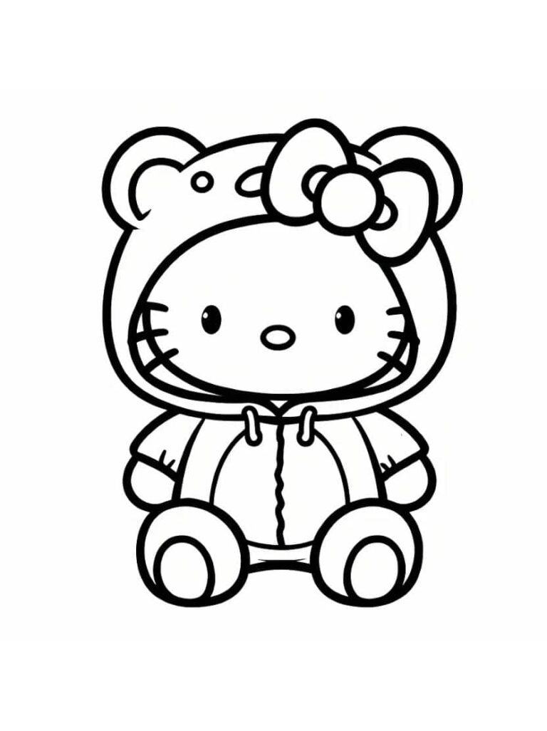 20+ grappige hello kitty kleurplaat voor creatieve kinderen ...