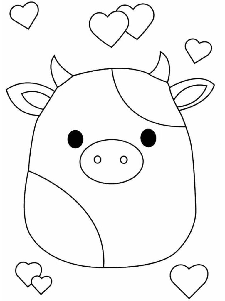 Kleurplaat Squishmallow (Gratis PDF Printen) - Kleurplaat.org