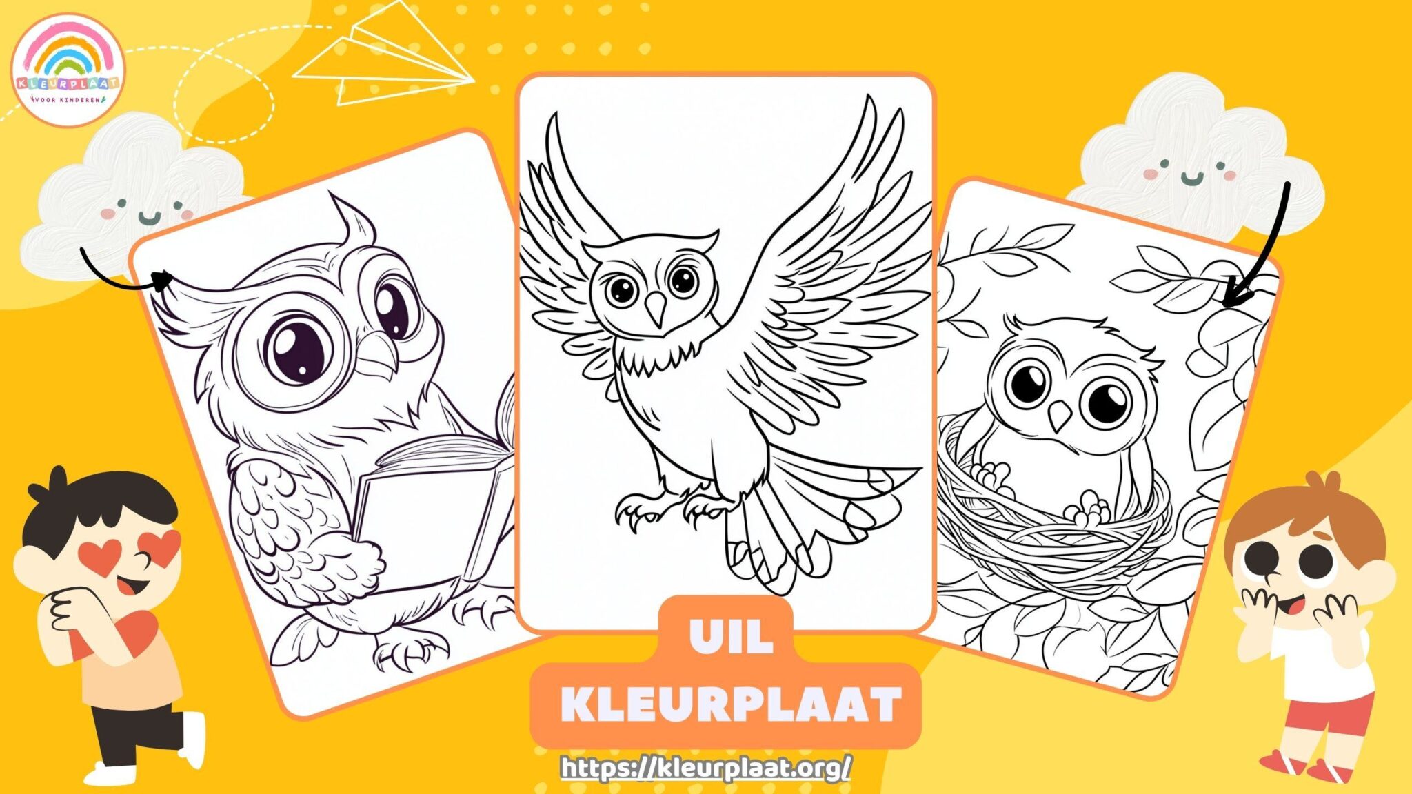 22+ Uil kleurplaat (Gratis PDF Printen) - Kleurplaat.org