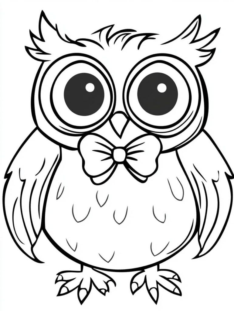 22+ Uil kleurplaat (Gratis PDF Printen) - Kleurplaat.org