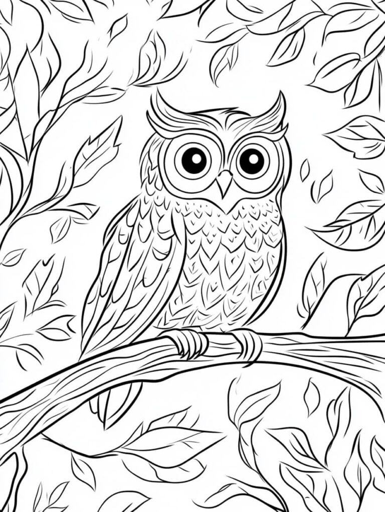 22+ Uil kleurplaat (Gratis PDF Printen) - Kleurplaat.org