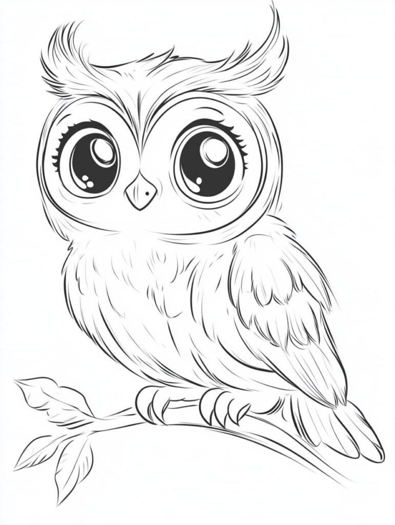 22+ Uil kleurplaat (Gratis PDF Printen) - Kleurplaat.org