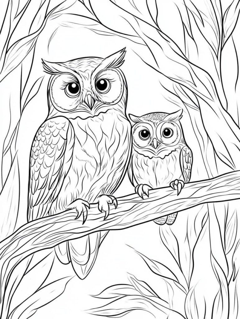 22+ Uil kleurplaat (Gratis PDF Printen) - Kleurplaat.org