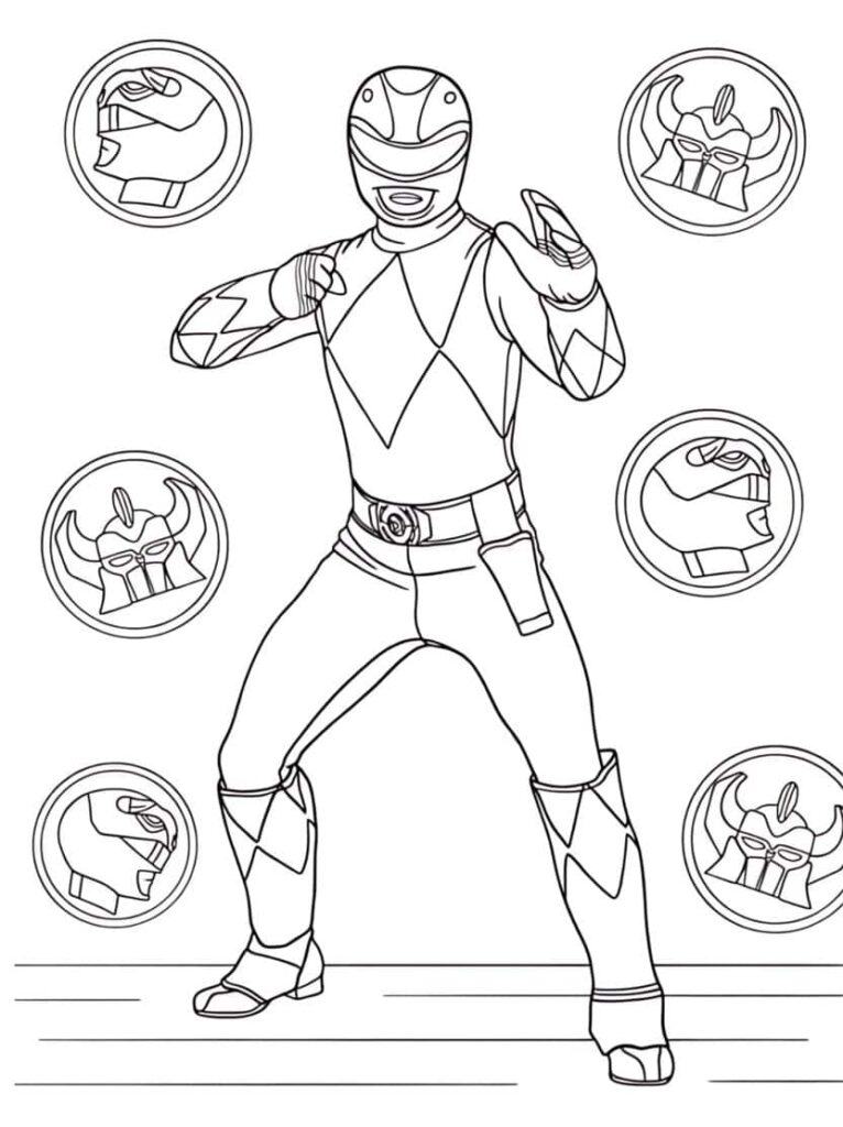 Top 20+ Gratis Kleurplaat Power Rangers - Kleurplaat.org