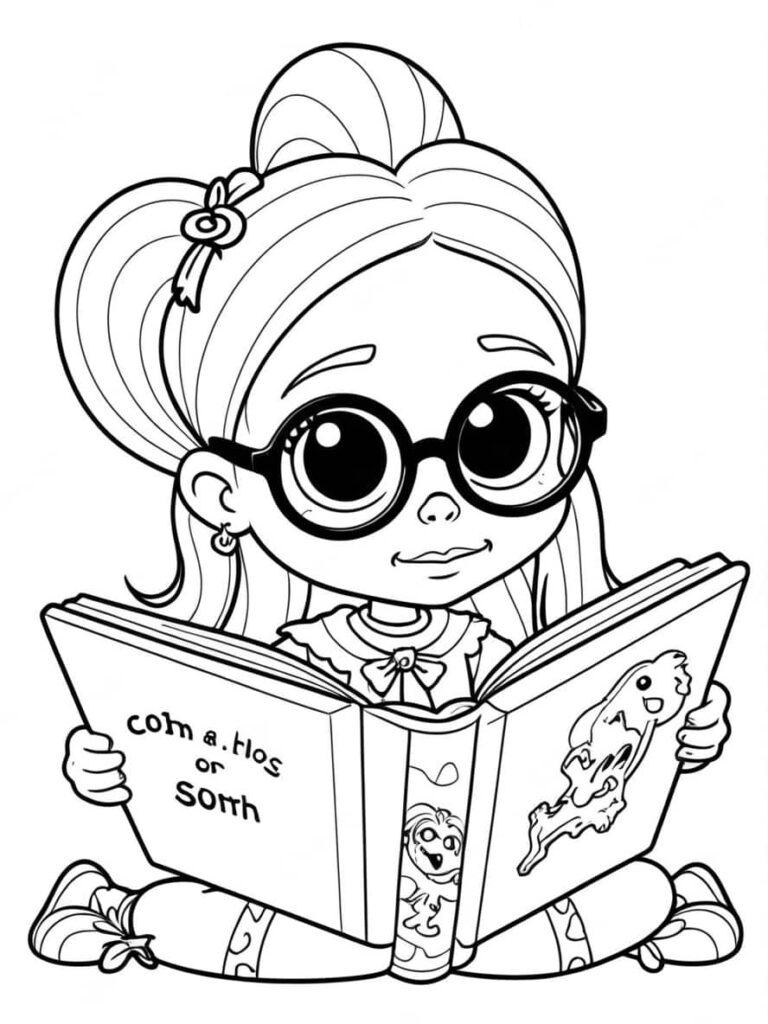 Cute Monster High Coloring Page (Free PDF Print) - Coloringpage.org