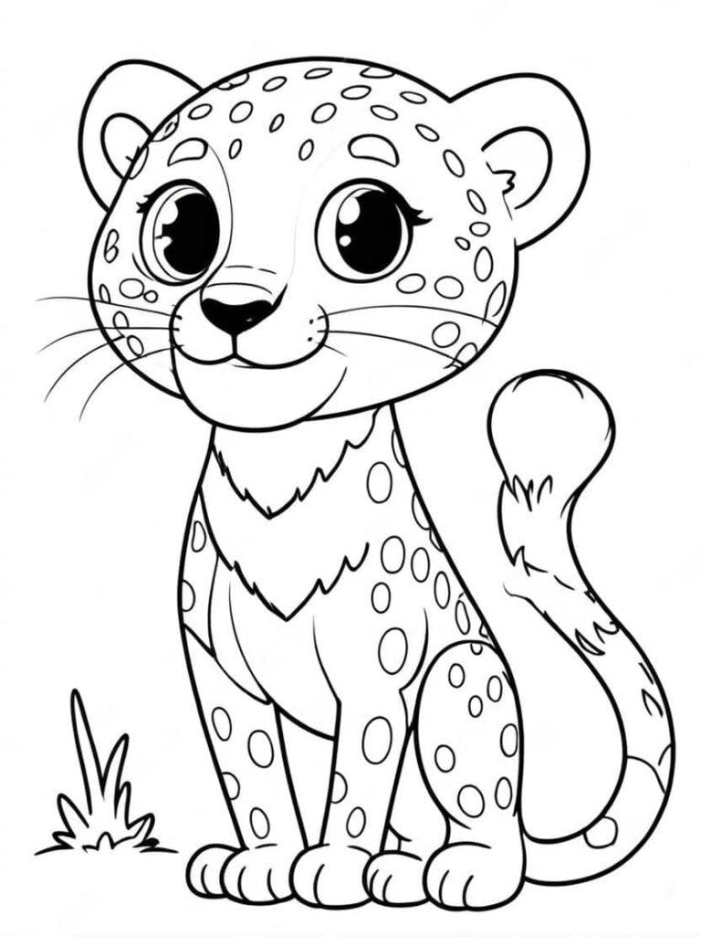 25+ Gratis PDF Kleurplaat Panter - Kleurplaat.org
