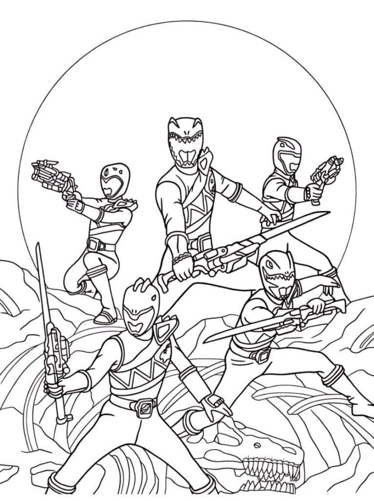 Top 20+ Gratis Kleurplaat Power Rangers - Kleurplaat.org