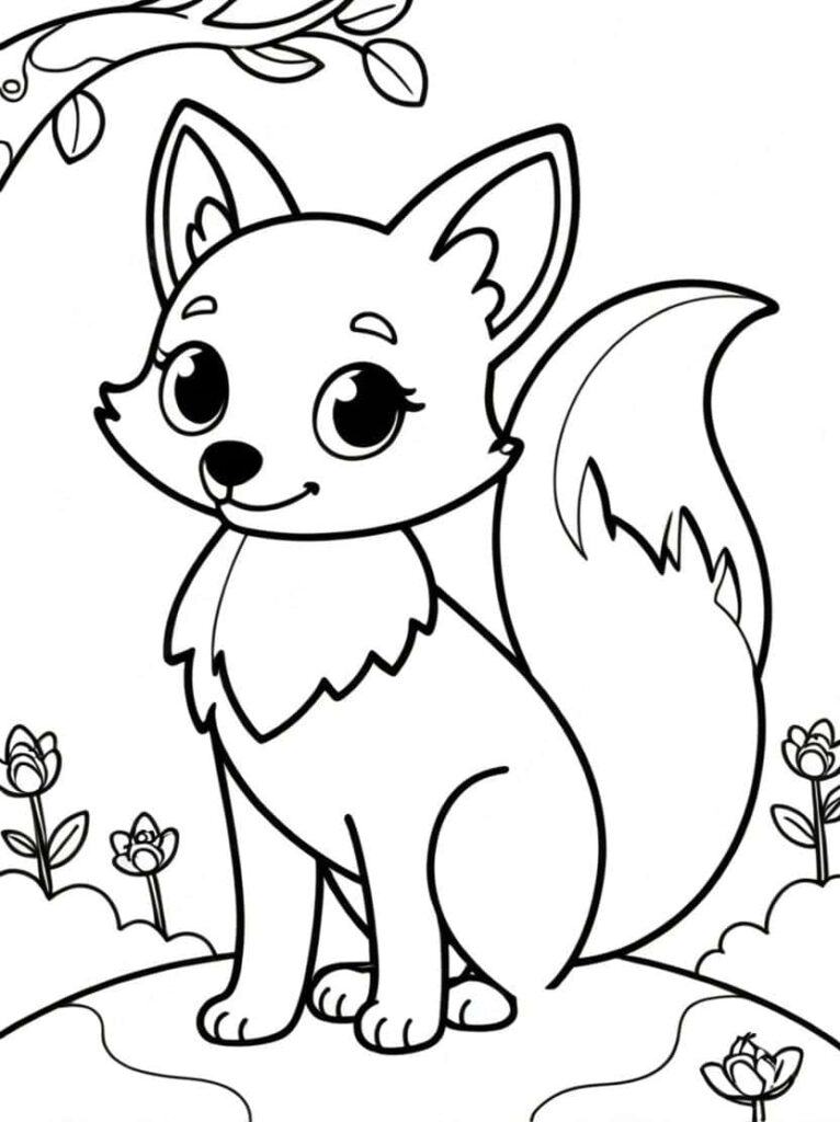 25+ Betoverende Kleurplaat Vos (Gratis PDF Printbaar) - Kleurplaat.org